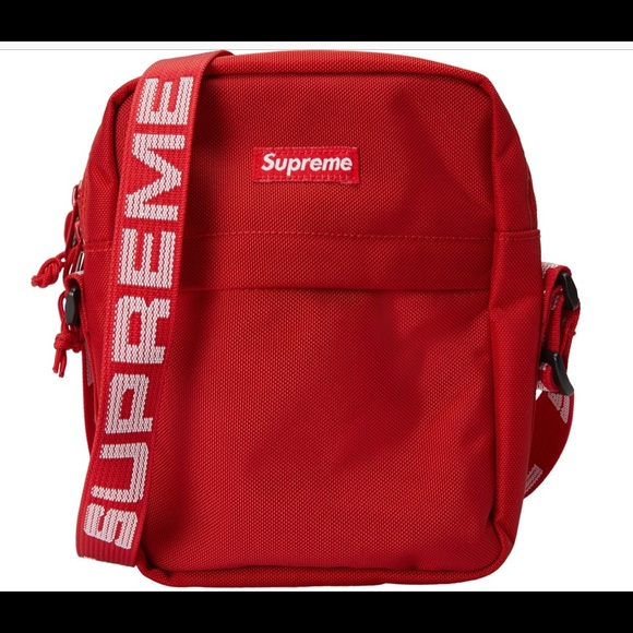 Supreme | Bags | A Red Supreme Shoulder Bag | Poshmark